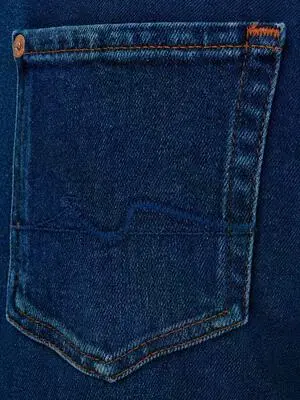7 For All Mankind Faded Whiskered Jeans
