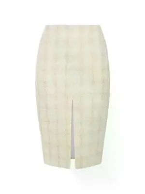 Elisabetta Franchi Midi Skirt - Neutrals