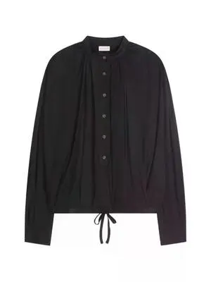 Dries Van Noten Loose Cotton Blouse - Black