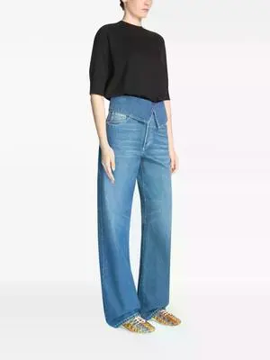 Dries Van Noten Folded Denim Pants