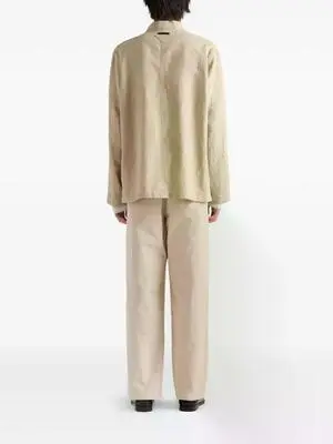 Prada Single-breasted Linen Jacket