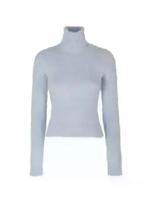 DONDUP Roll-neck Fuzzy-knit Sweater