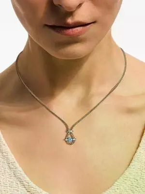 John Hardy Icon Blue Topaz Necklace - Silver