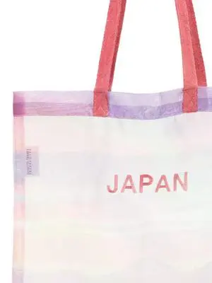 Undercover Graphic-print Sheer Tote Bag - Pink