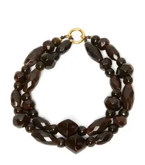 Max Mara Beaded Choker - Brown
