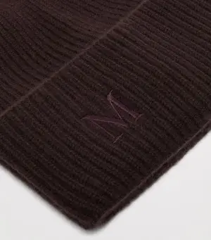 Max Mara Cashmere Monogram Beanie