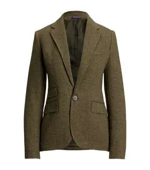 Ralph Lauren Linen-cashmere-silk Twill Parker Blazer - Green