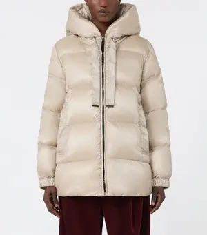 Max Mara Down-filled Quilted Coat