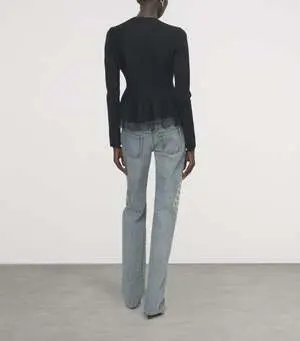 Alexander McQueen Lace-trim Cardigan