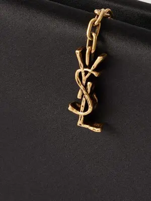 Saint Laurent Evening Satin Clutch