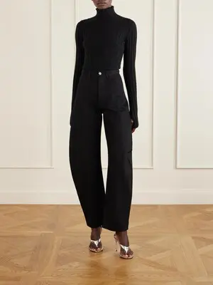 Alaïa Infradito 90 Leather Sandals