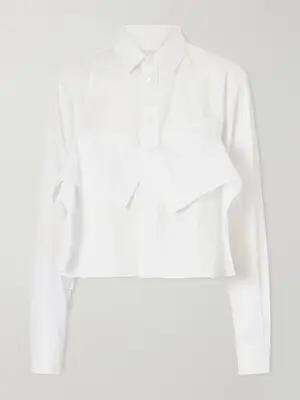 Sacai Poplin Shirt - Neutrals
