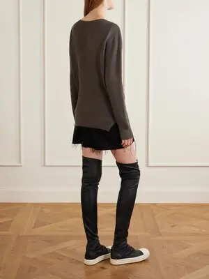 Rick Owens Cable-knit Wool Sweater