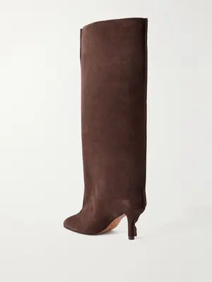MAISON MARGIELA Suede Knee-high Boots