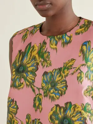 ALEMAIS Faye Floral-print Twill Mini Dress - Multi
