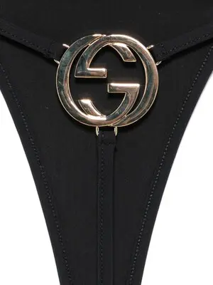 Gucci Gg Interlocking Triangle Bikini Set