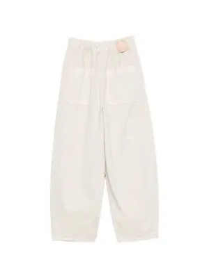 ALYSI Cotton Barrel Trousers