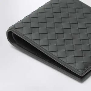 Bottega Veneta Slate Intrecciato Wallet