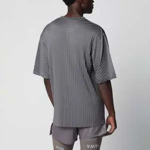 Satisfy Auralite Pleated T-shirt In Granite - Grey