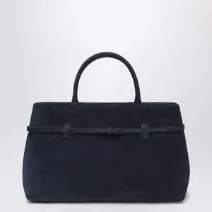 Manu Atelier Le Cambon" Suede Handbag - Blue