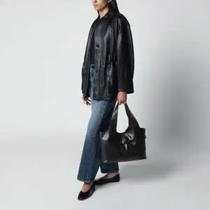 Manu Atelier Cambon Cabas Bag - Black