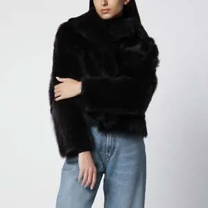 BLANCHA Short Curly Fur Jacket