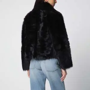 BLANCHA Short Curly Fur Jacket