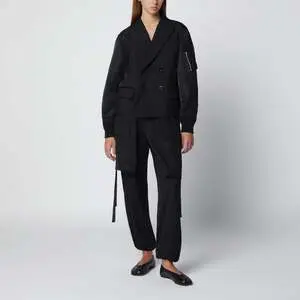 Sacai Wool-blend Cargo Trousers