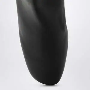 TOTEME Nappa Leather Ankle Boots - Black