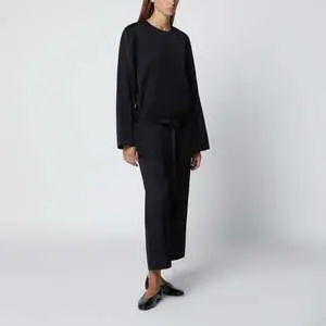 TOTEME Heavy Satin Tunic With Belt - Black