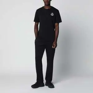 Moncler Jogger Trousers With Logo Patch