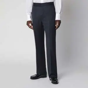 TOM FORD Navy Double-breasted Wool Suit