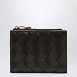 Bottega Veneta Small Fondant Intrecciato Bi-fold Wallet - Brown