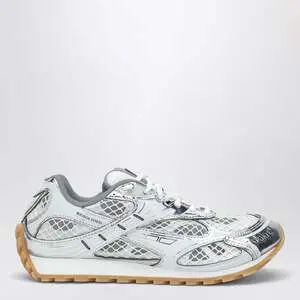 Bottega Veneta Low Orbit Silver/white Trainer - Grey