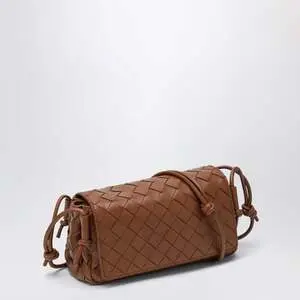 Bottega Veneta Intrecciato Crossbody Bag - Beige