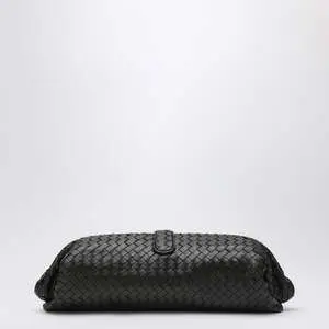 Bottega Veneta Lauren 1979 Intrecciato Lamb Leather Clutch In Espresso - Brown
