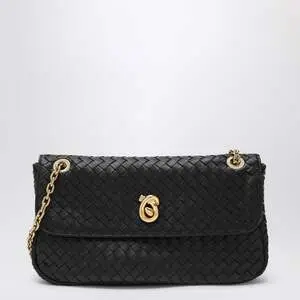 Bottega Veneta Lamb Leather Madison Shoulder Bag - Black