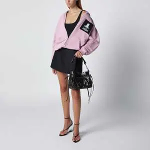Balenciaga Small Le City Bucket Bag In Lambskin - Black