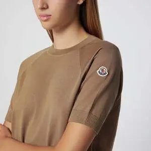 Moncler Wool Sweater With Logo Patch