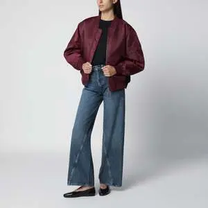 ANINE BING Wide-leg Jeans With Curved Front Seams