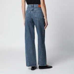 ANINE BING Wide-leg Jeans With Curved Front Seams