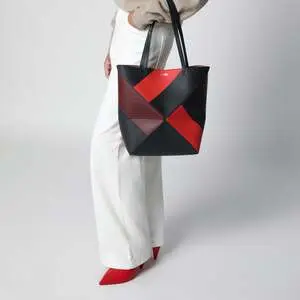Loewe Puzzle Fold Tote Bag In Calf Leather