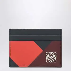 Loewe Anagram Card Holder With Multicolour Graphic Motifs - Multicolor