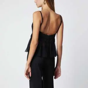 Chloé Silk Crêpe De Chine Top With Thin Straps