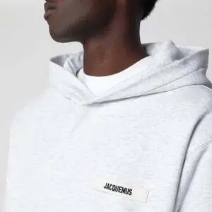 Jacquemus Hoodie With Grosgrain Logo