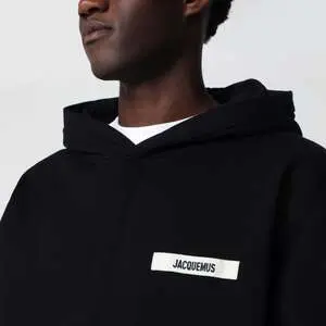 Jacquemus Hoodie With Grosgrain Logo