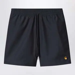 Carhartt Work In Progress Chase Swim Trunks Dark Navy/gold - Blue