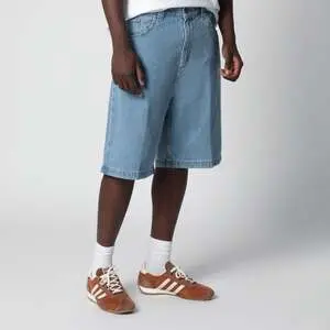 Carhartt Work In Progress Brandon Denim Shorts In Blue Stone Bleached