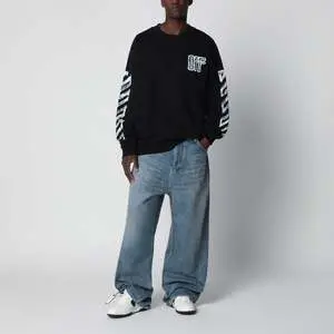 OFF-WHITE™ Motion Arrow Skate Cotton Sweatshirt