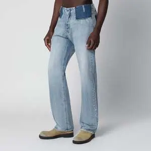 MAISON MARGIELA Patchwork Jeans In Indigo Denim